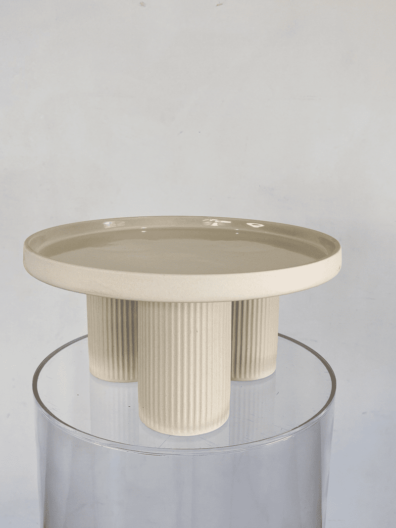 STONE RIPPLE CAKE STAND